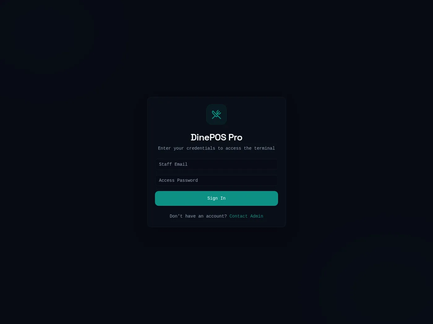 DinePOS Pro