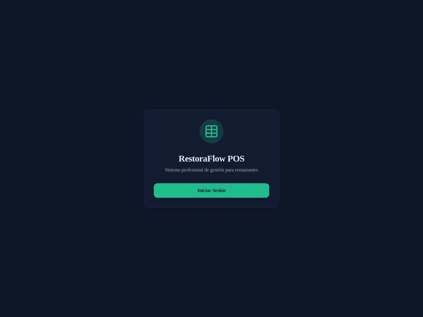 RestoraFlow POS Suite