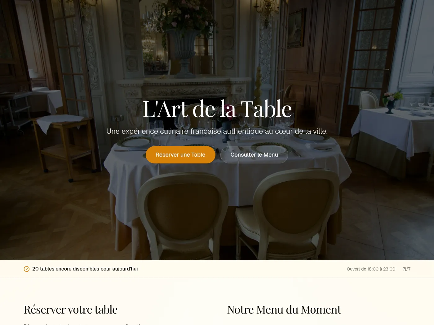 Réservation Restaurant Facile