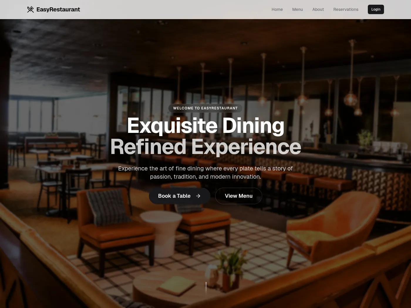 EasyRestaurant Booking