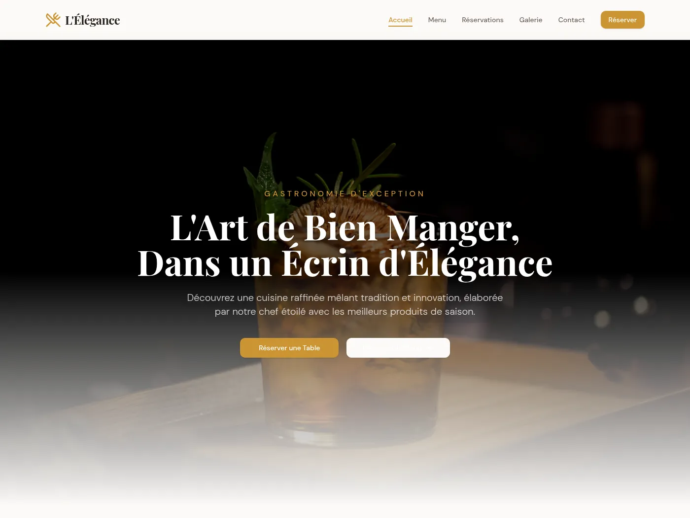 Complete Restaurant Website
