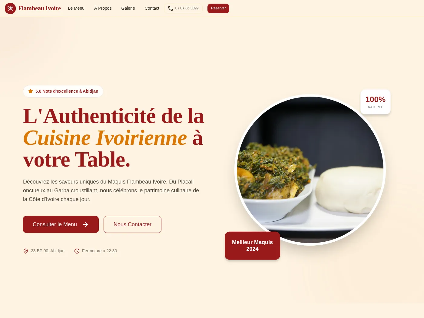Bistro Web Presence