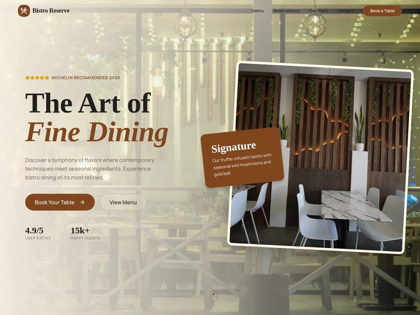 Bistro Reserve