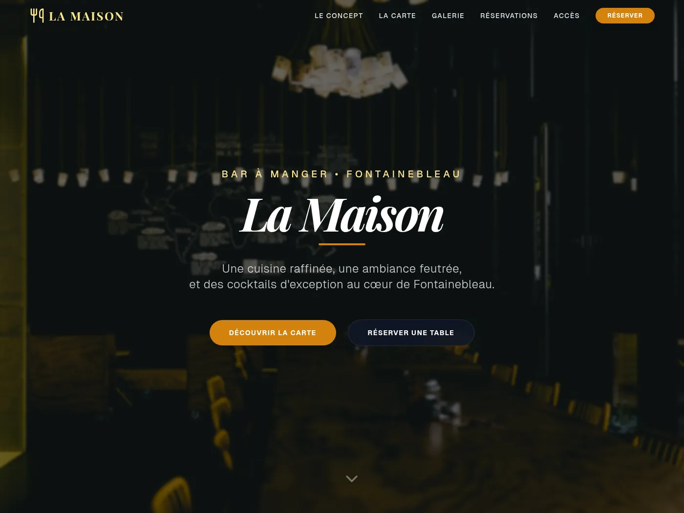 La Maison Site Vitrine