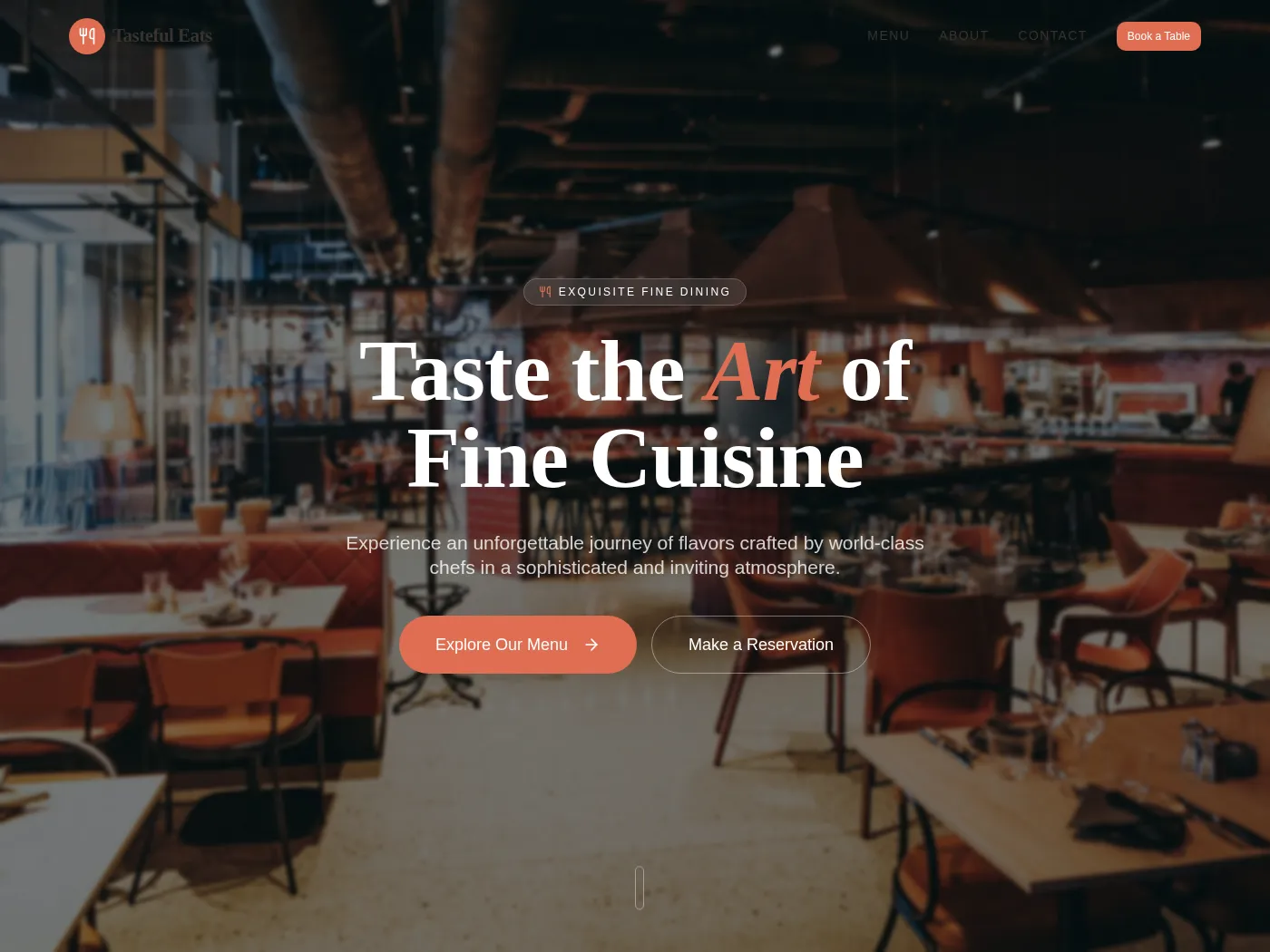 Tasteful Eats Website