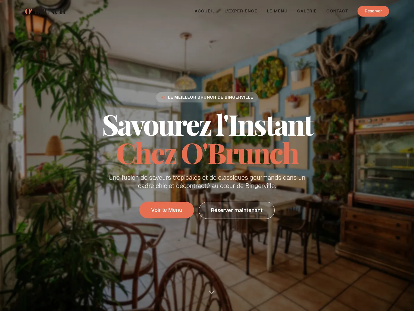 Le Bistrot Vitrine Site