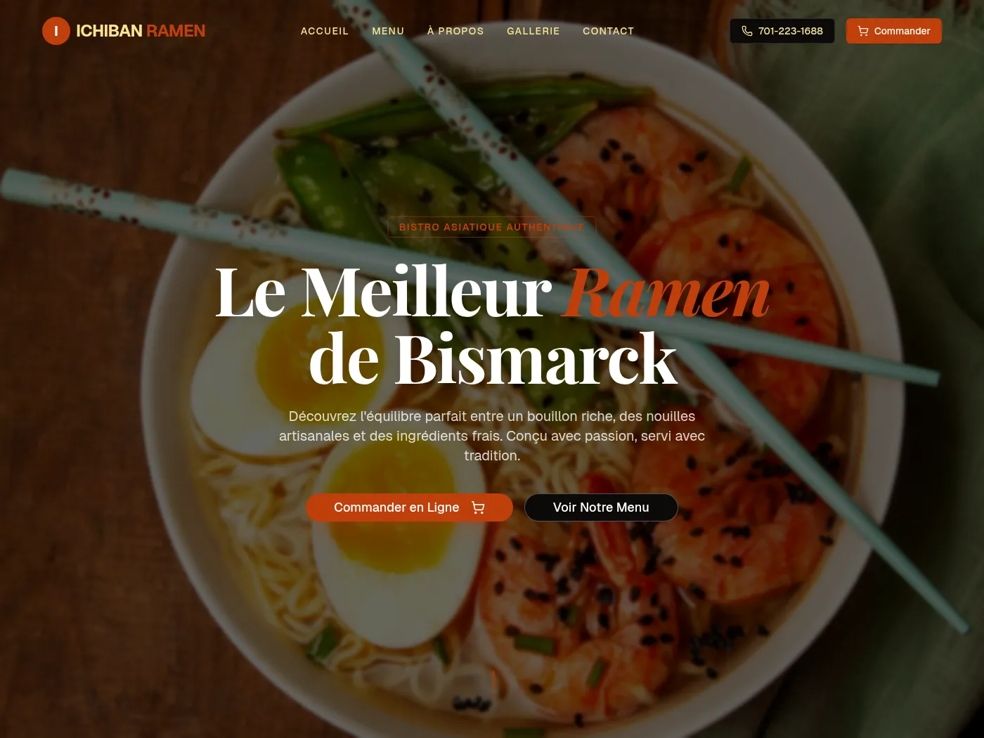 Restaurant Vitrine Site