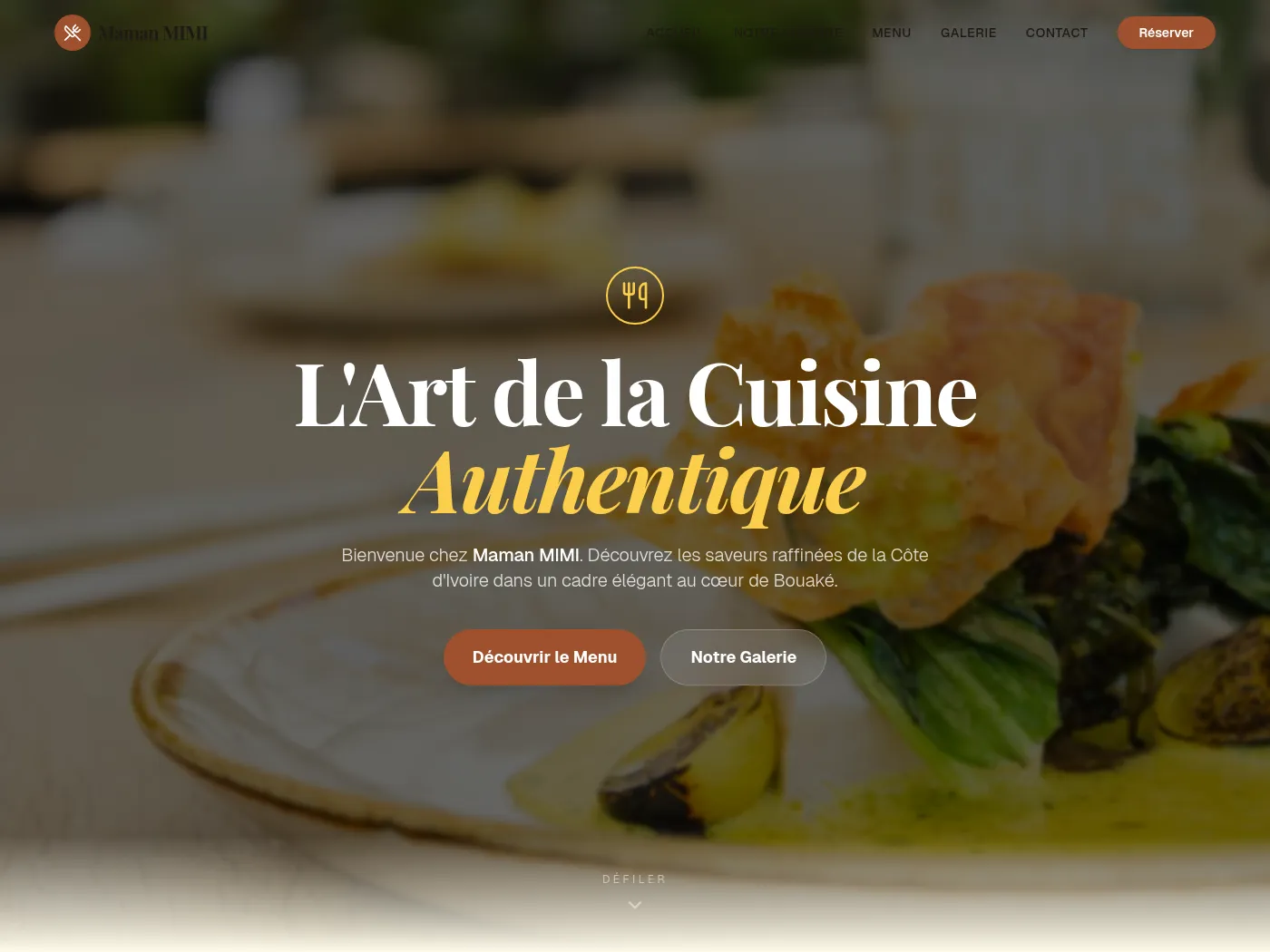 Gourmet Bistro Vitrine