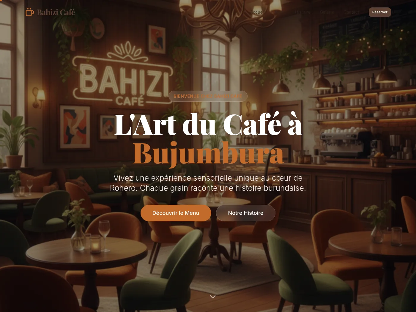 Restaurant Vitrine Site
