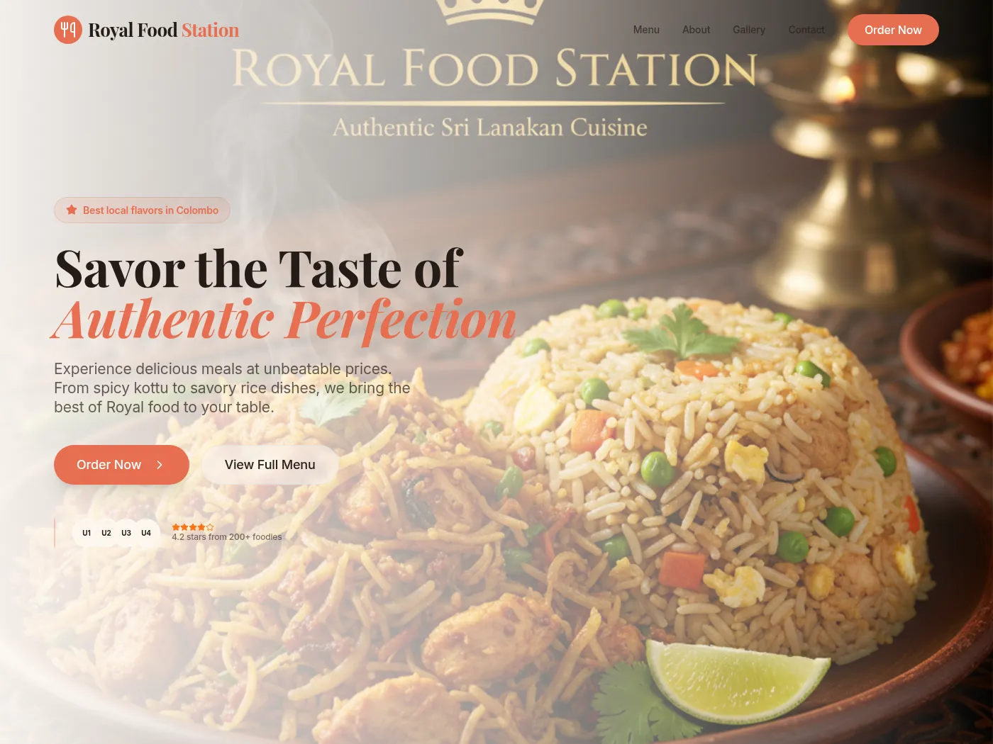 Royal Food Station Web