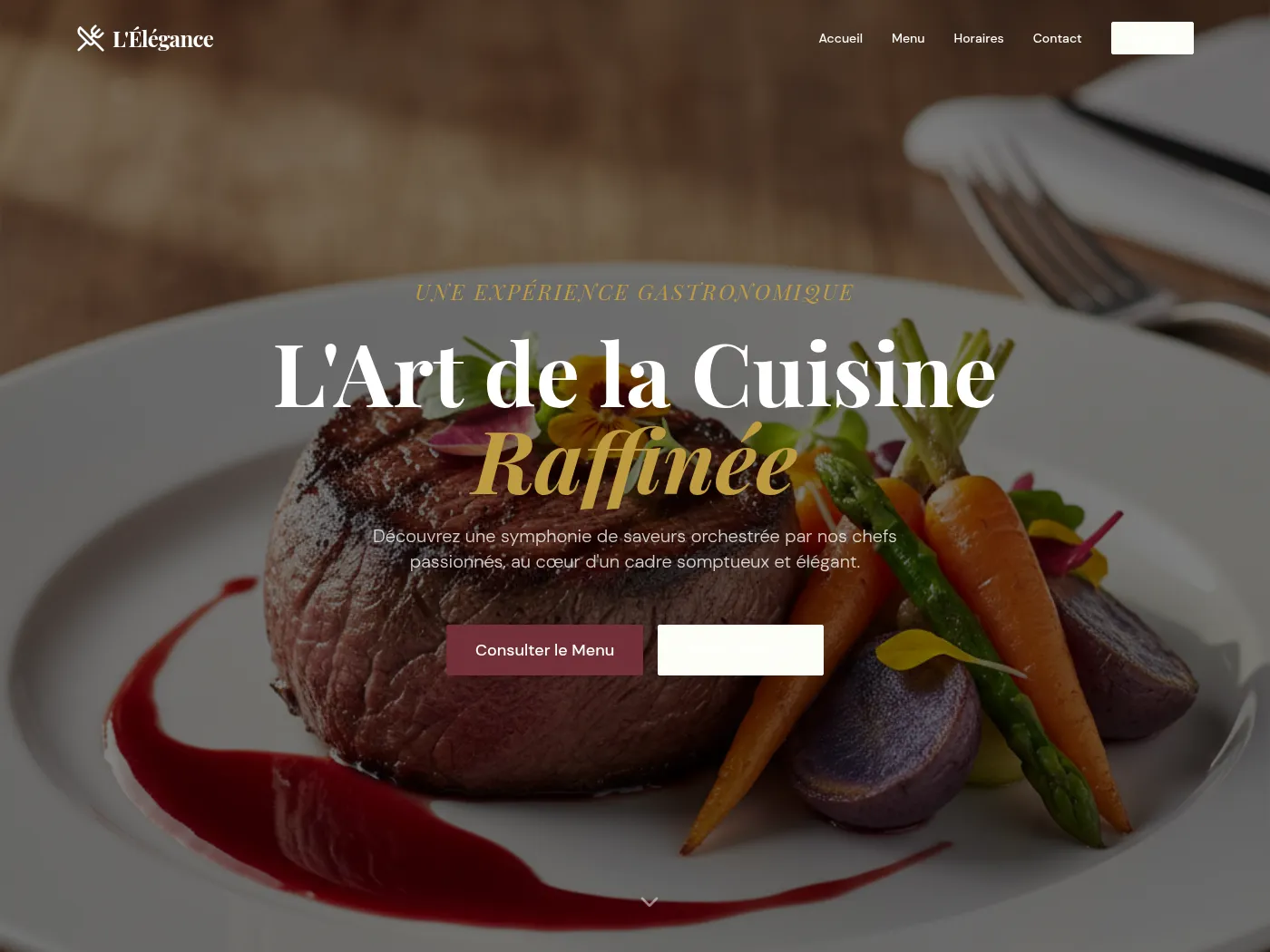 Restaurant Web Portal