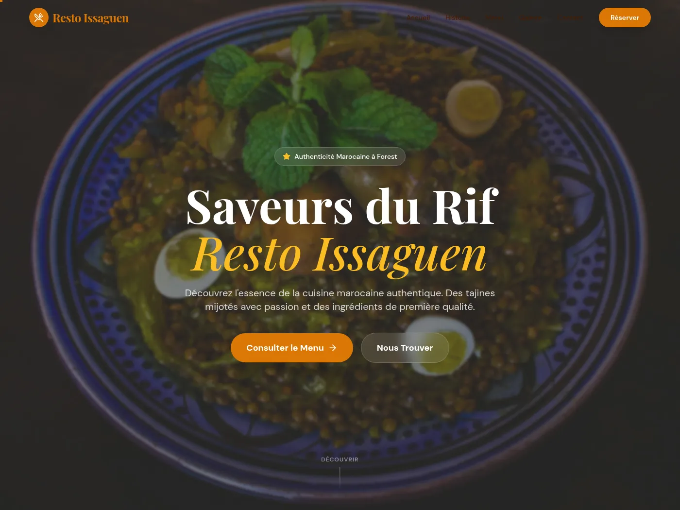 Le Restaurant Website