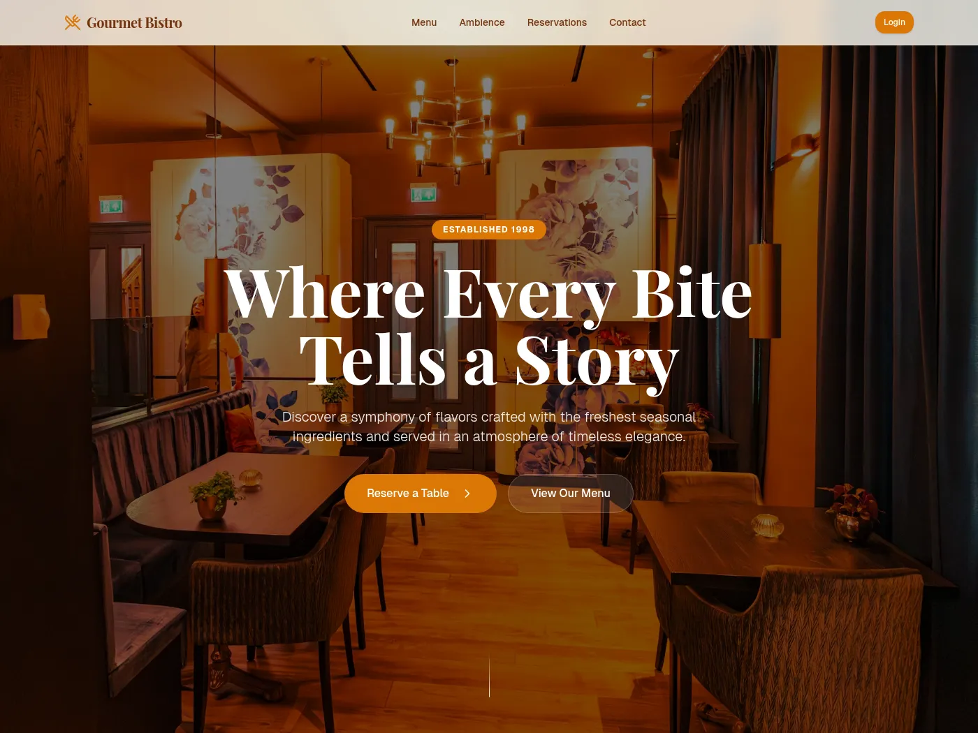 Gourmet Bistro Web