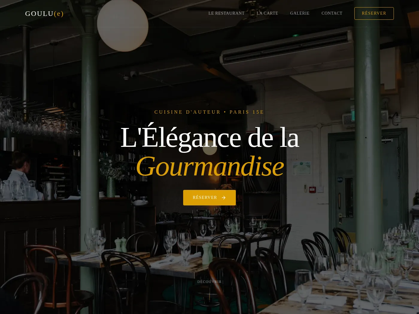 Bistro Web Presence
