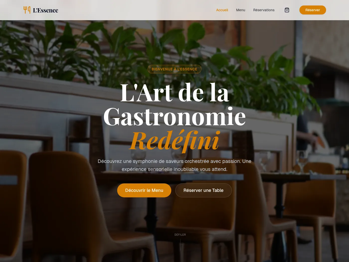 RestoWeb Experience