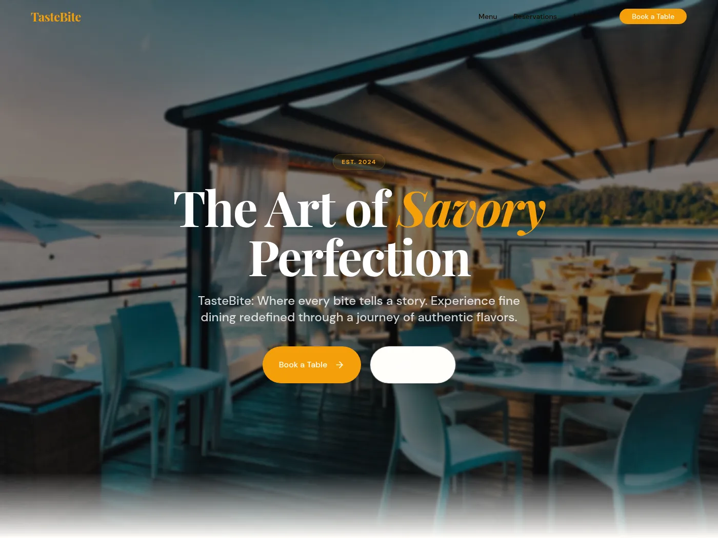 TasteBite Restaurant Site