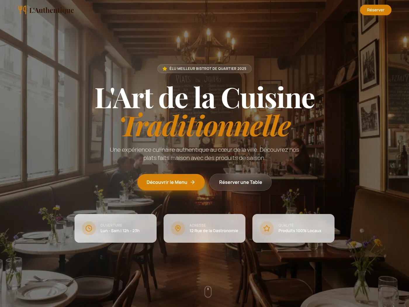 Bistro Web Presence