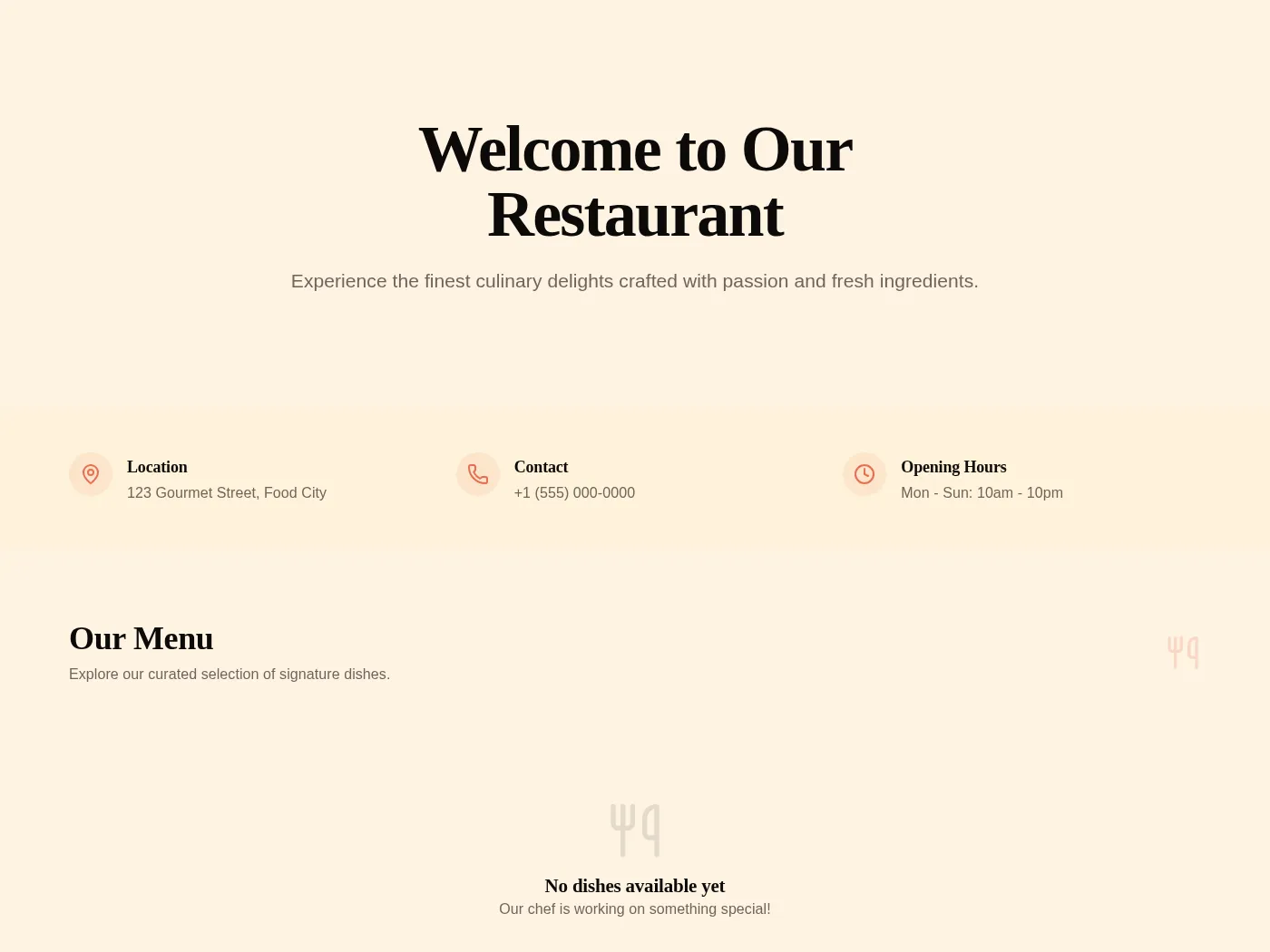 Resto Info Hub