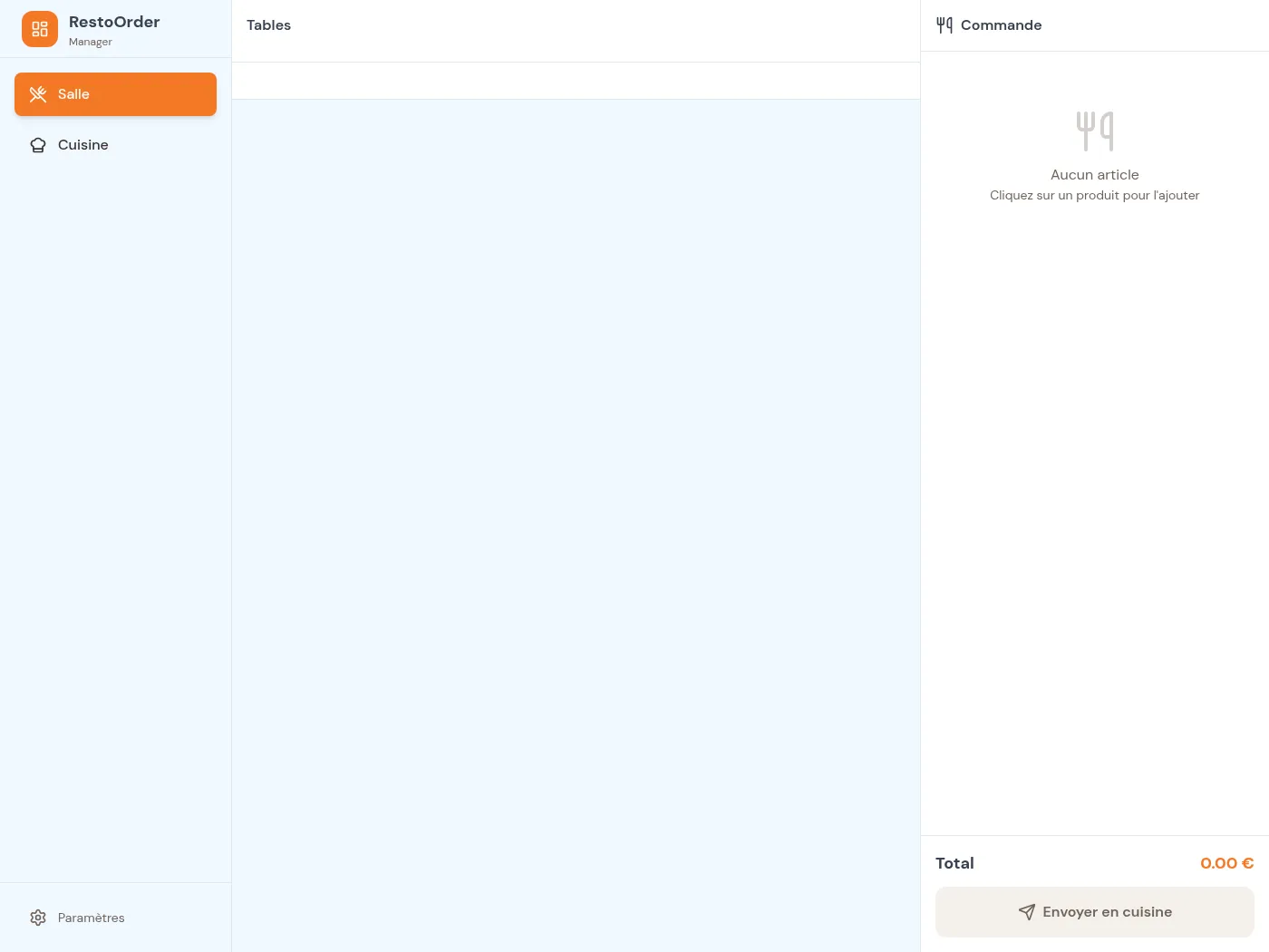 RestoOrder Manager
