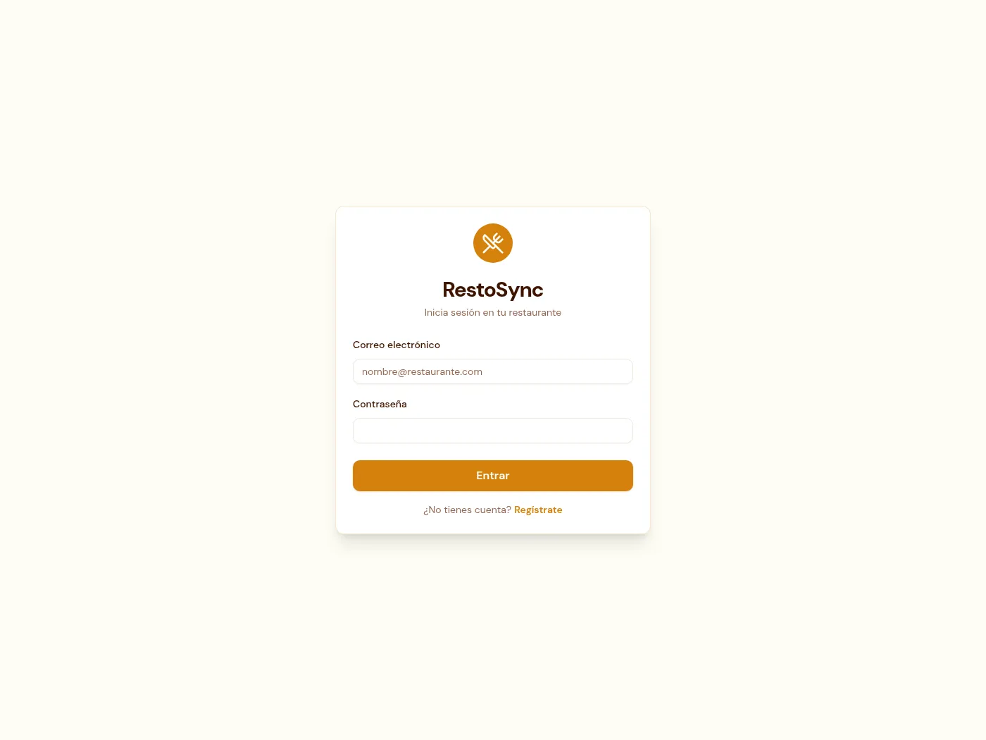Restaurante Sync App