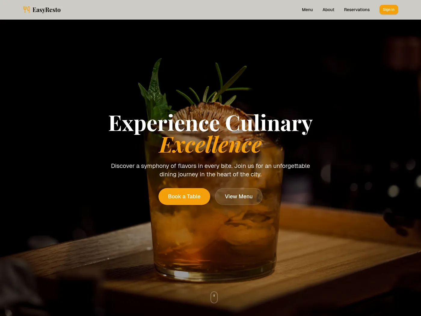 EasyResto Booking