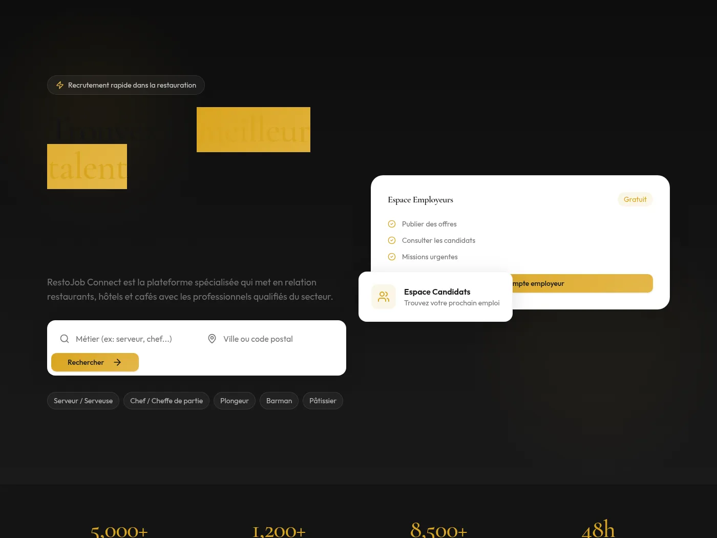 RestoJob Connect