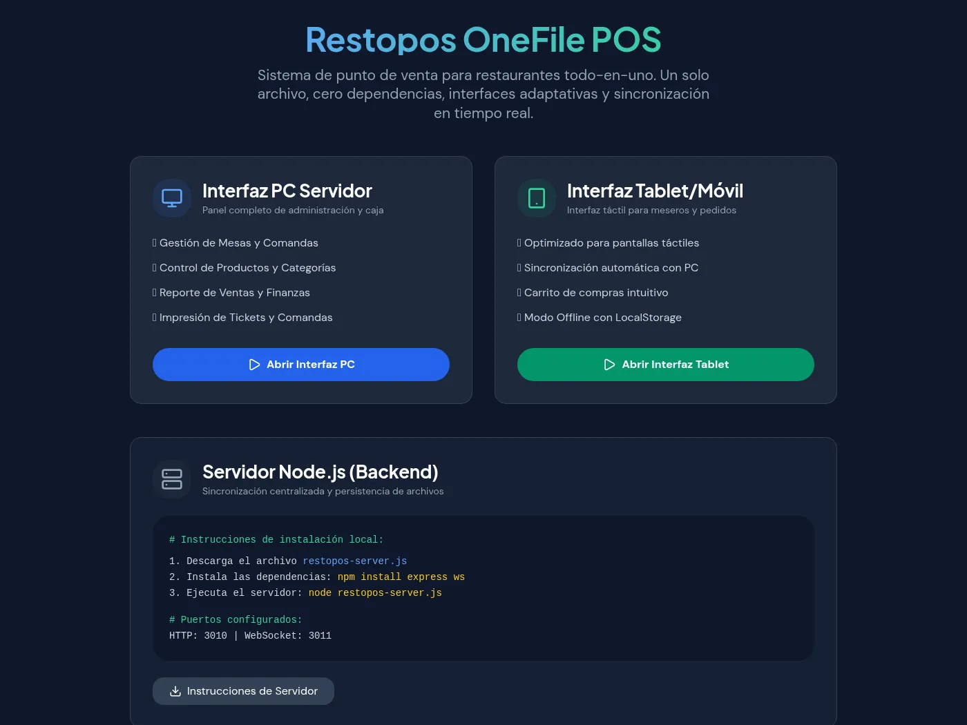Restopos OneFile POS