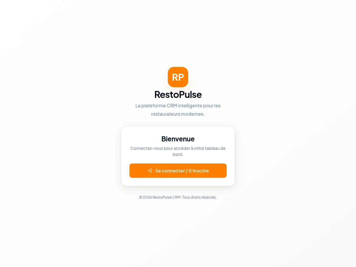 RestoPulse CRM SaaS