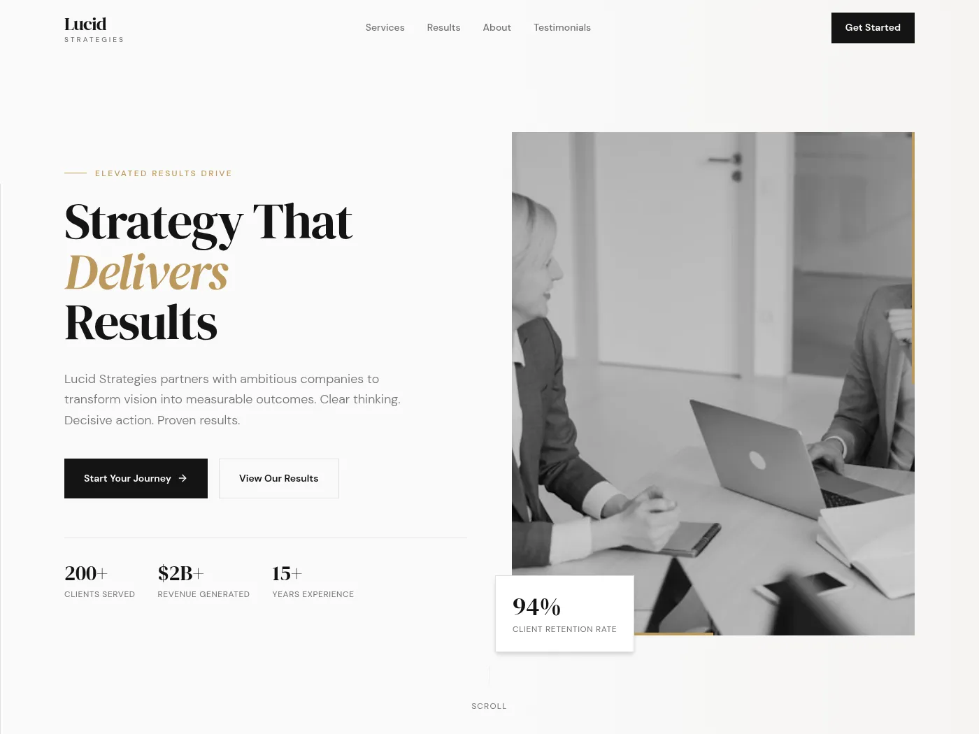 Elevate Results Site
