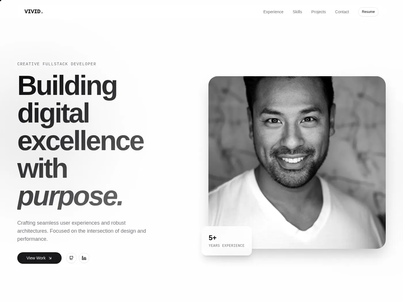 Vivid Resume Template
