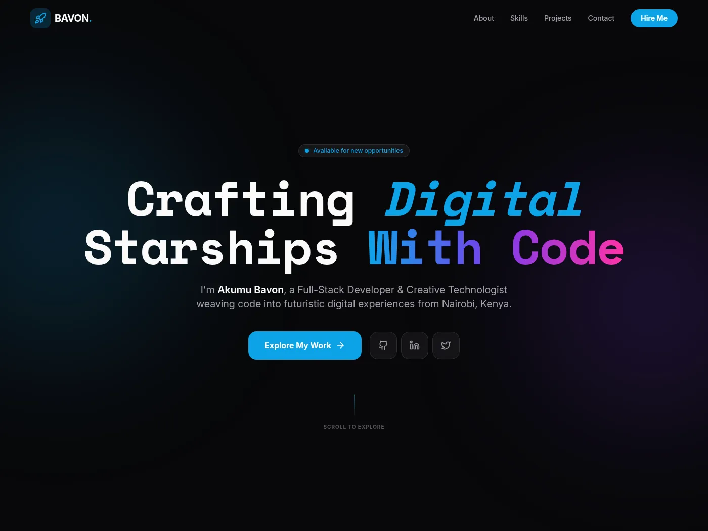 Resume Animated Portfolio