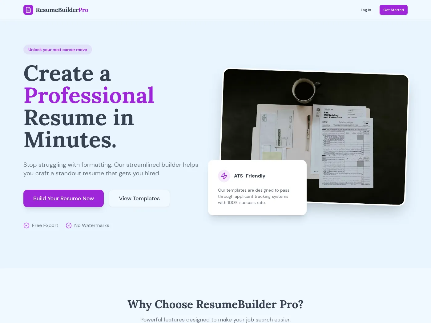 Resume Builder Pro