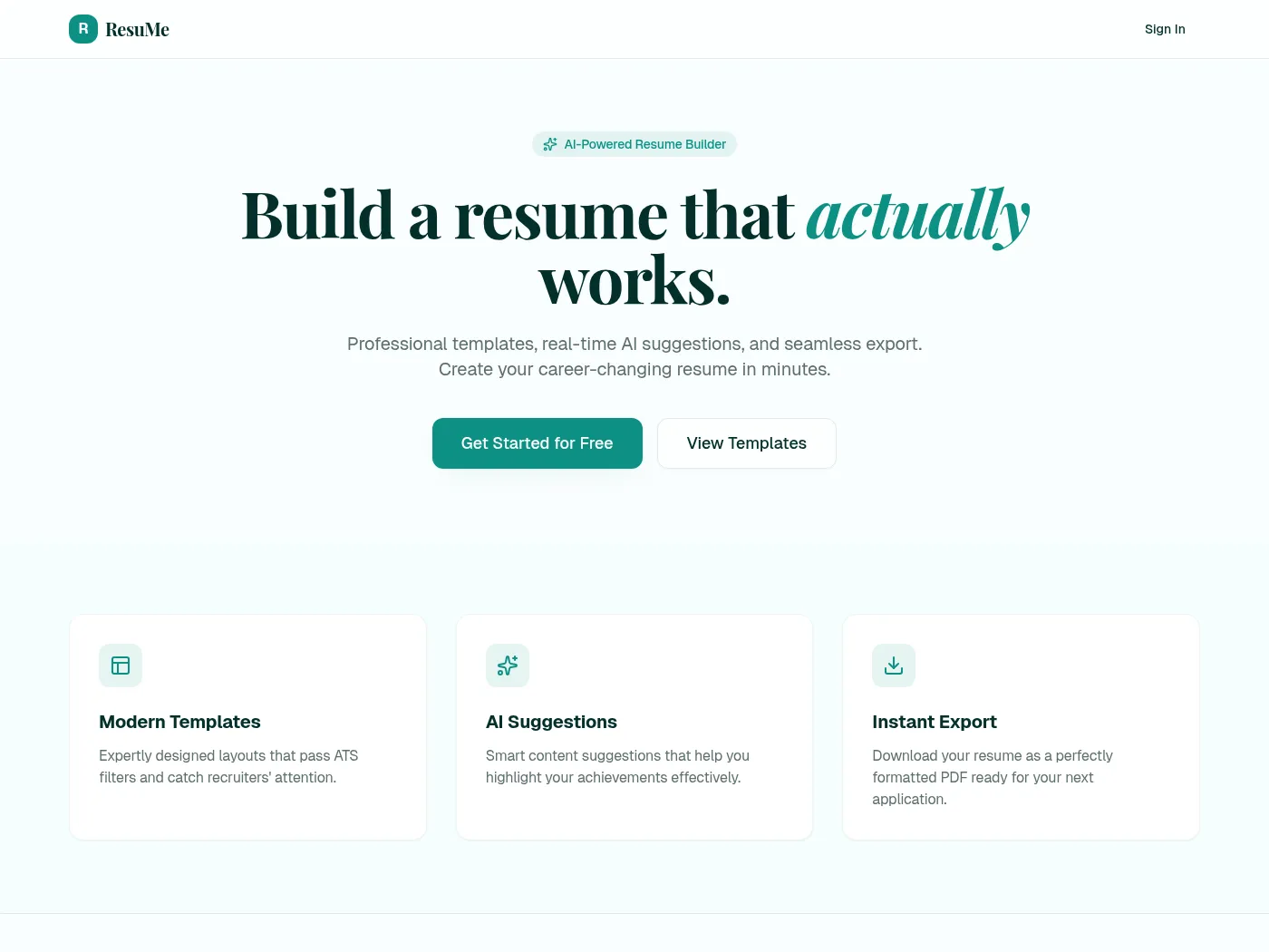 ResuMe Builder