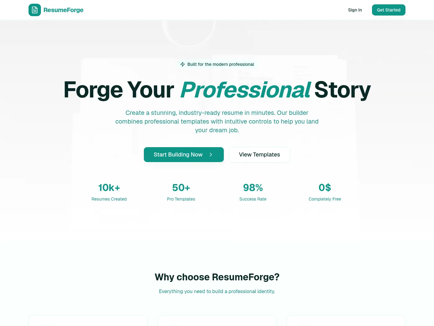 ResumeForge