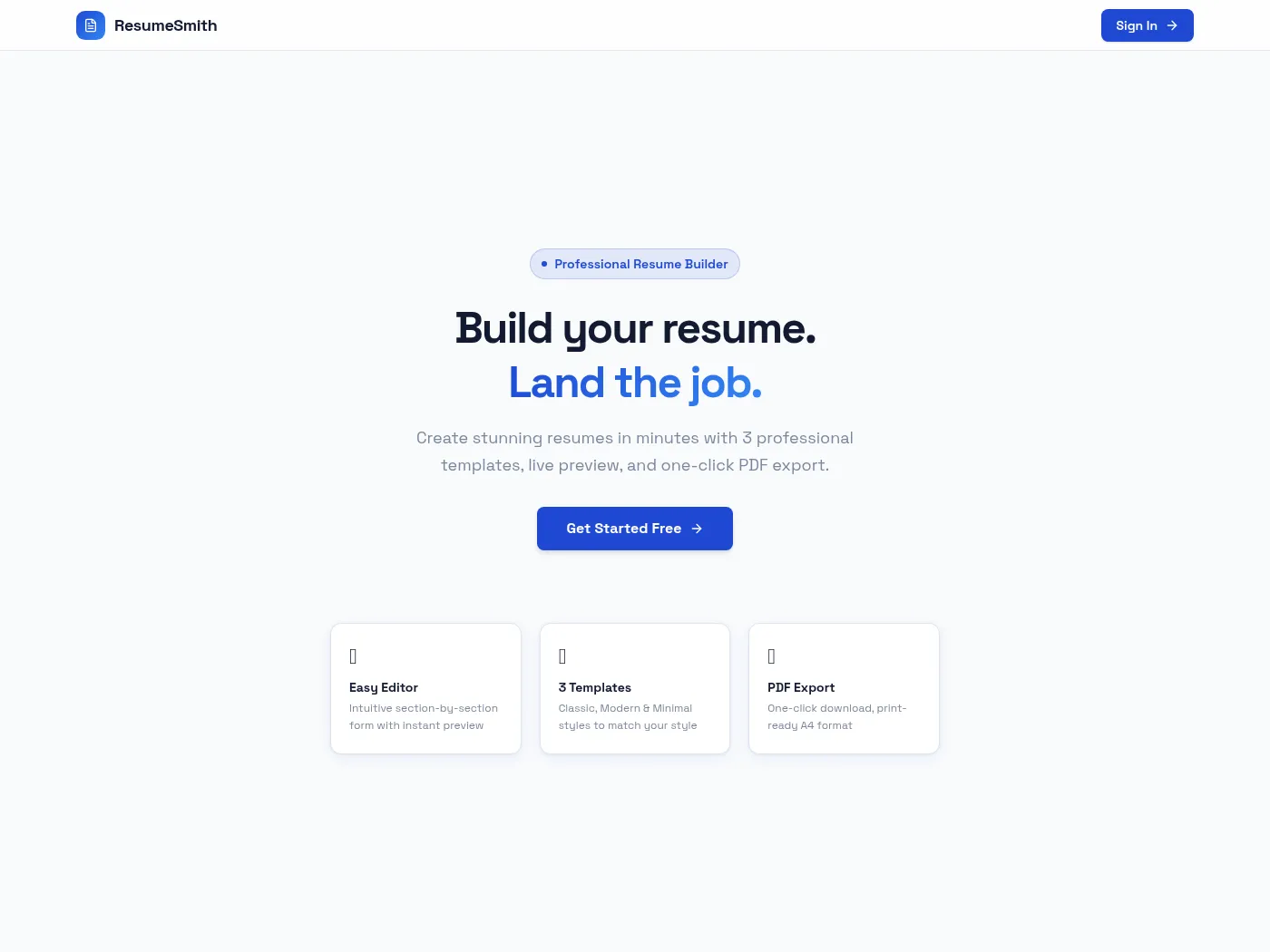 ResumeSmith