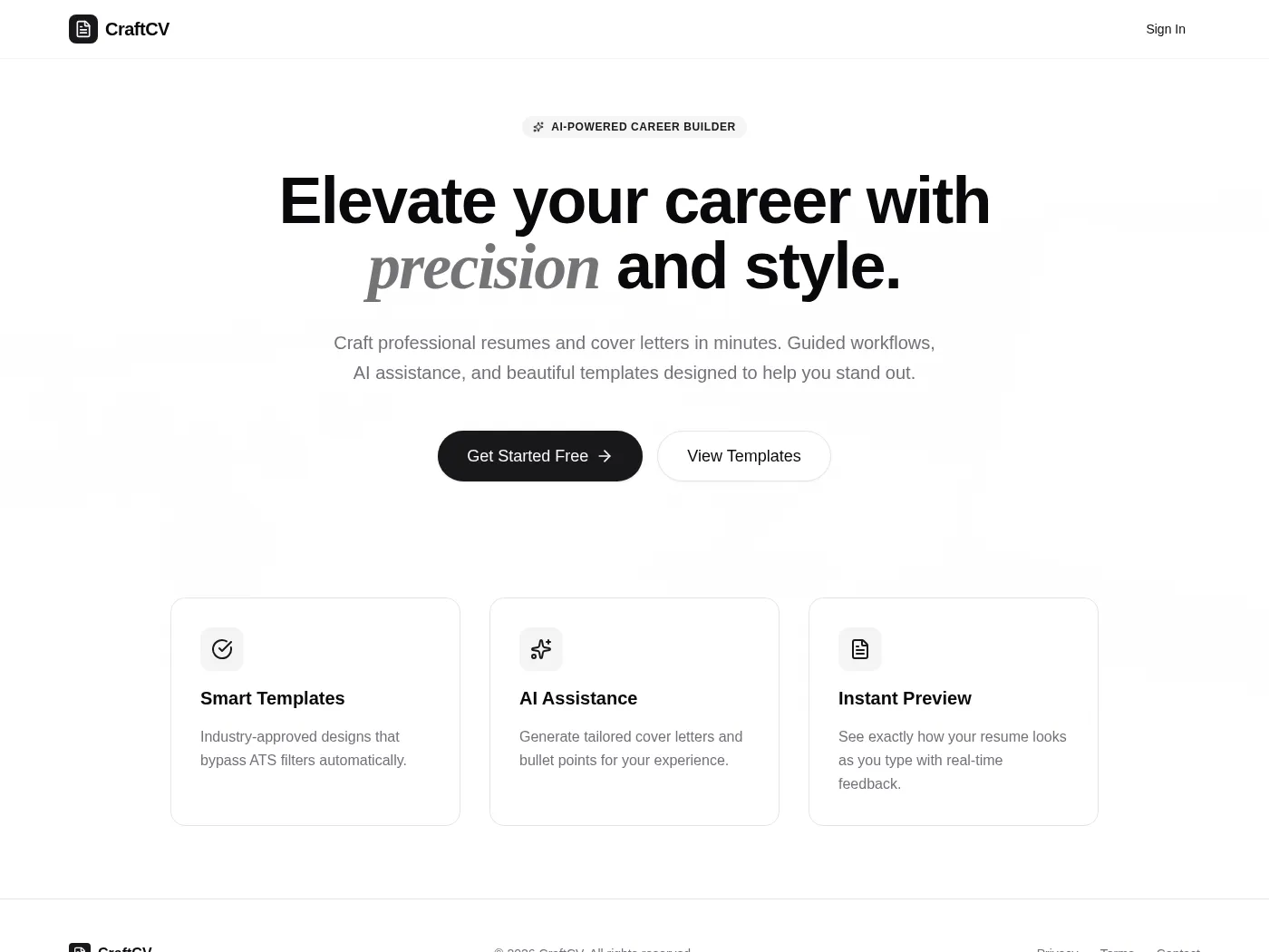 Resume & Cover Letter Builder