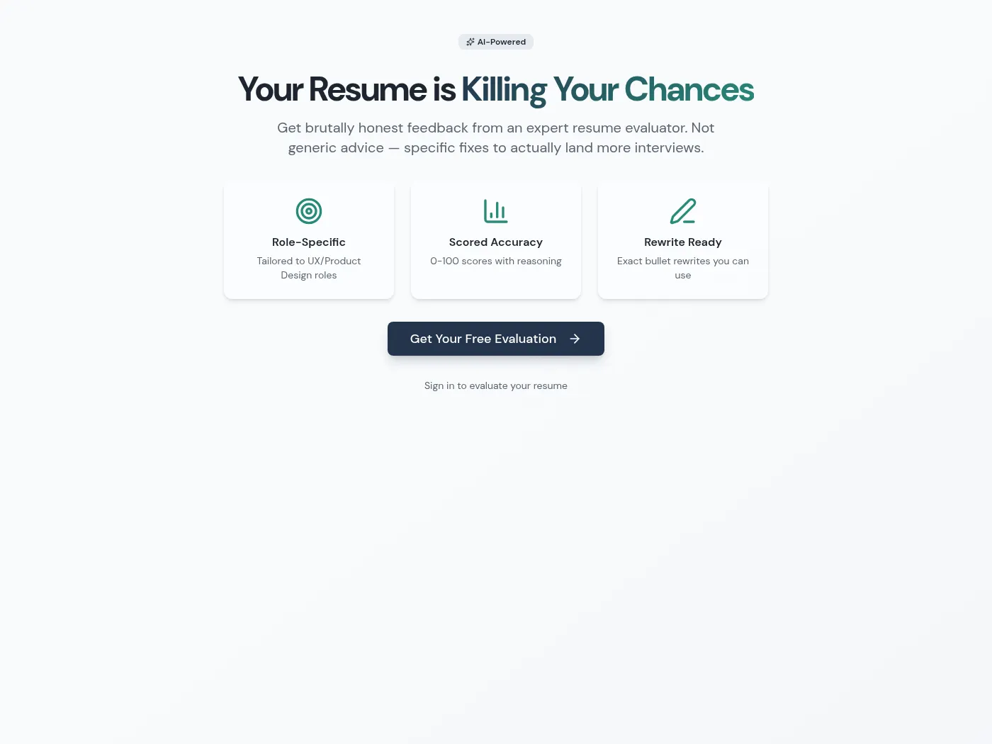 Hireability Resume Evaluator
