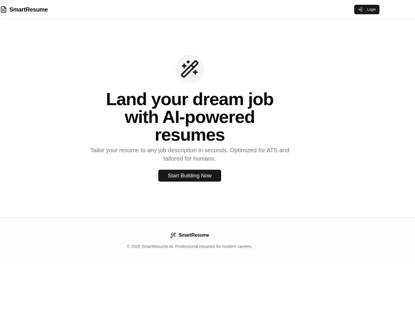 Smart Resume Generator