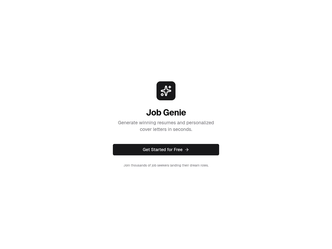 Job Application Genie