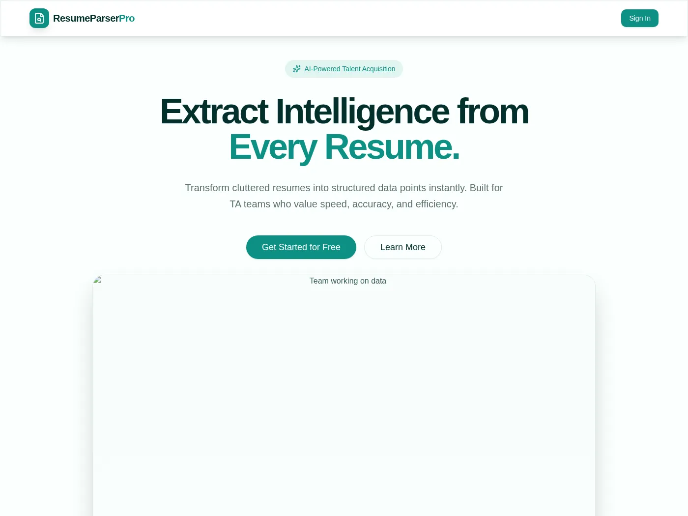 Resume Parser Pro
