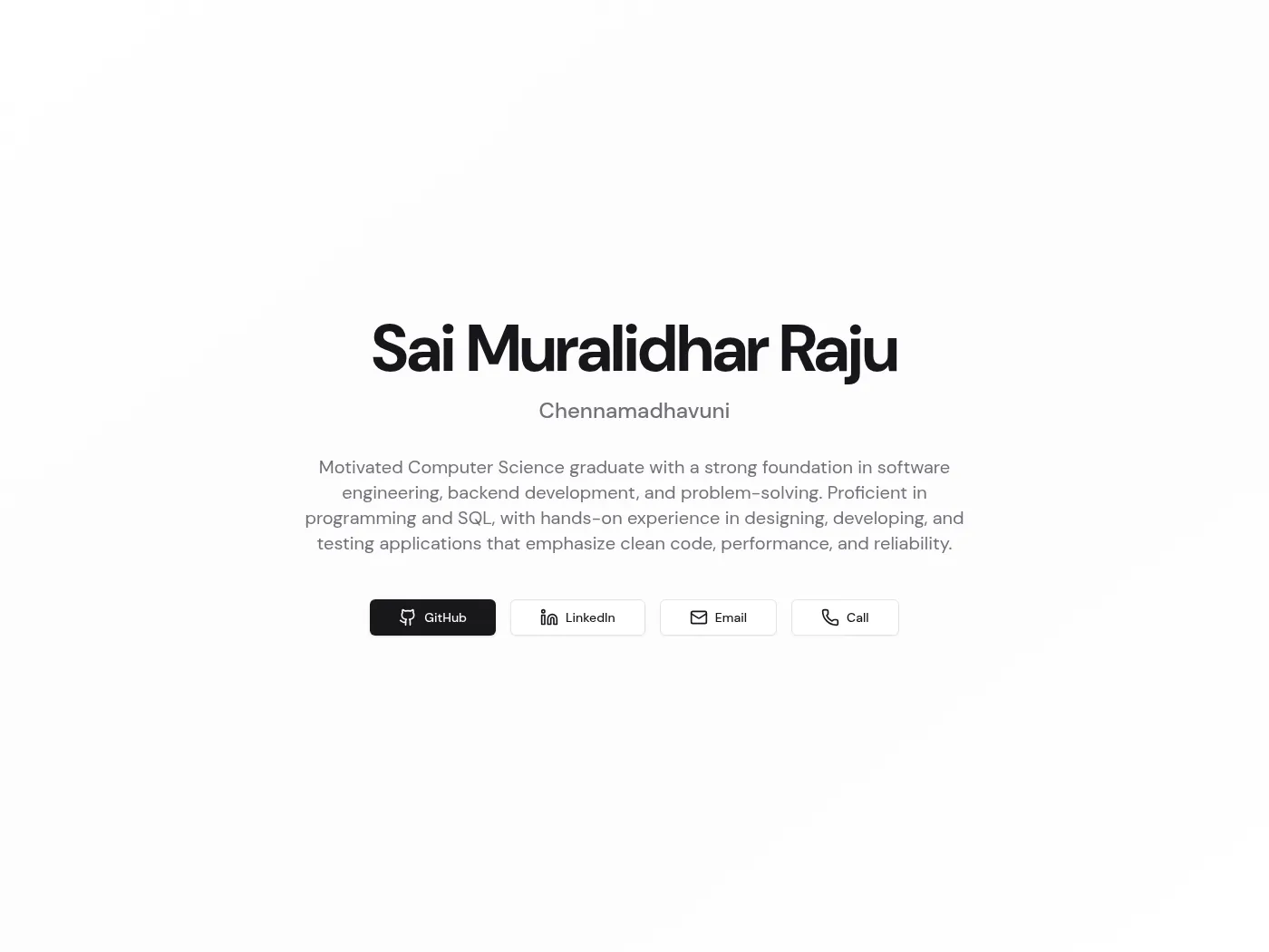 Resume Portfolio Site