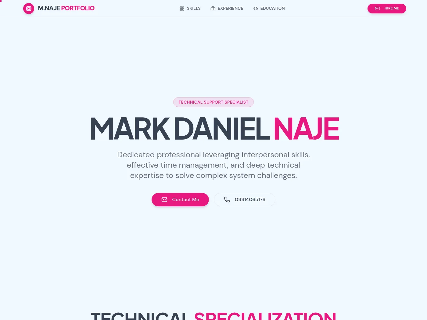 Resume Portfolio Pro