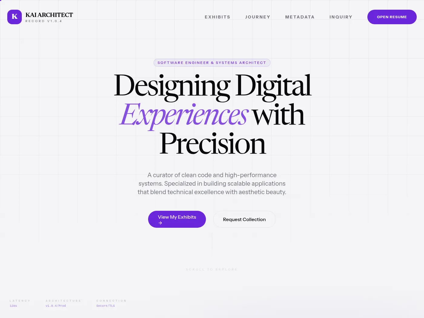 Resume Portfolio Showroom