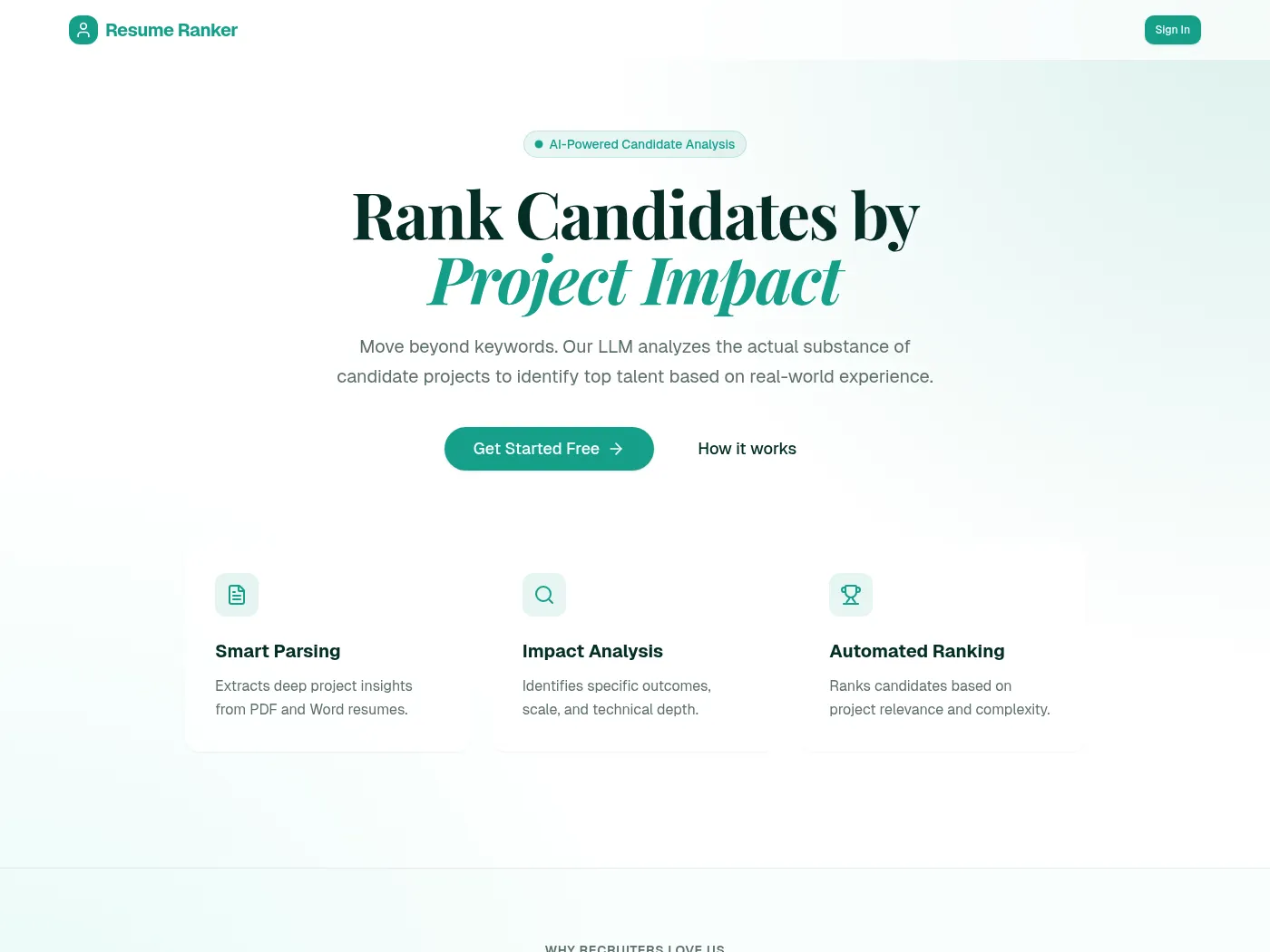 Resume AI Ranker