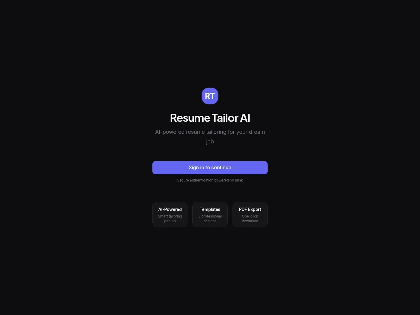Resume Tailor AI