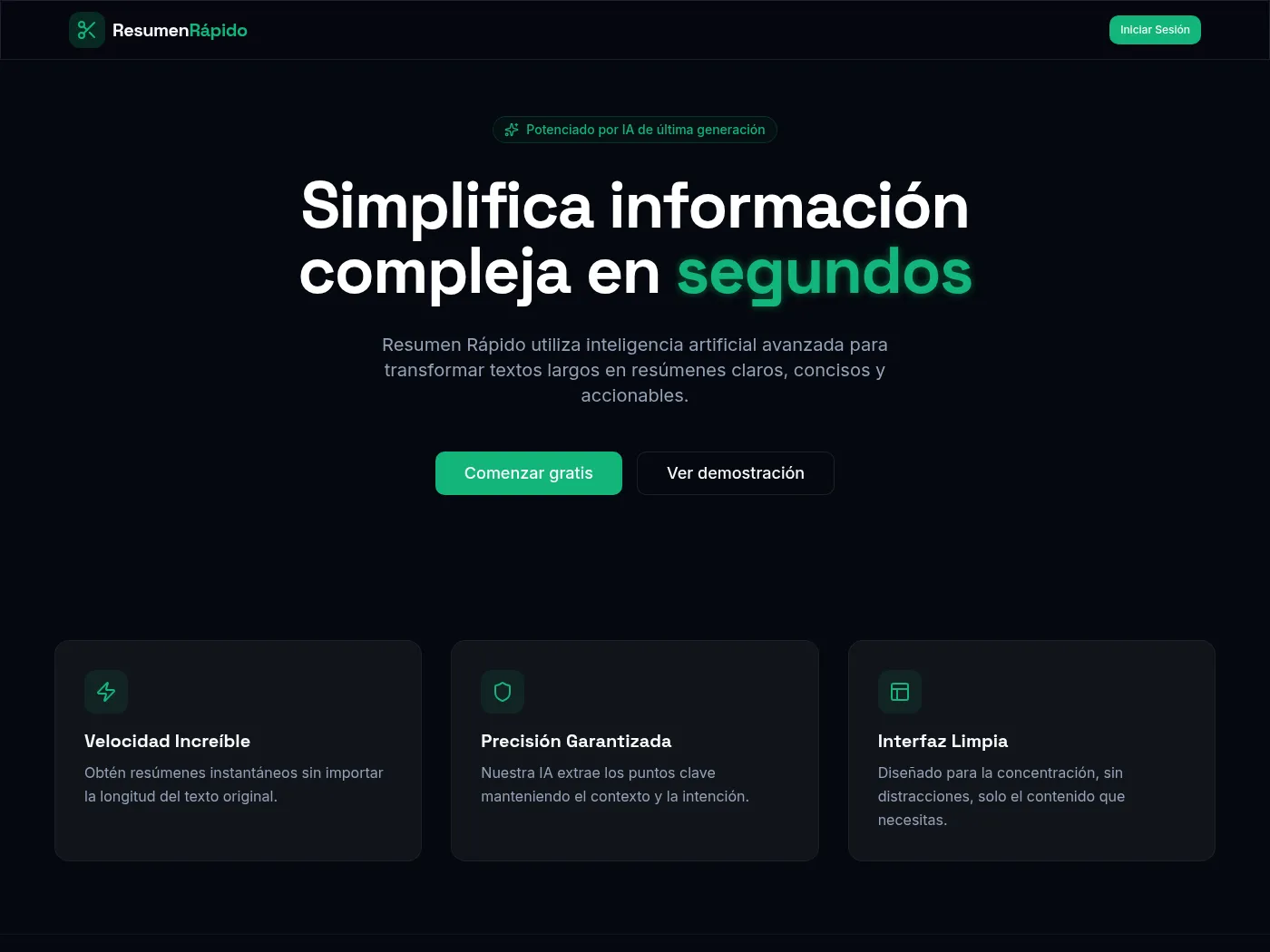 Resumen Rápido App