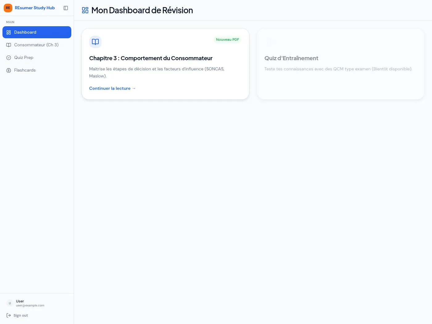 REsumer Study Hub