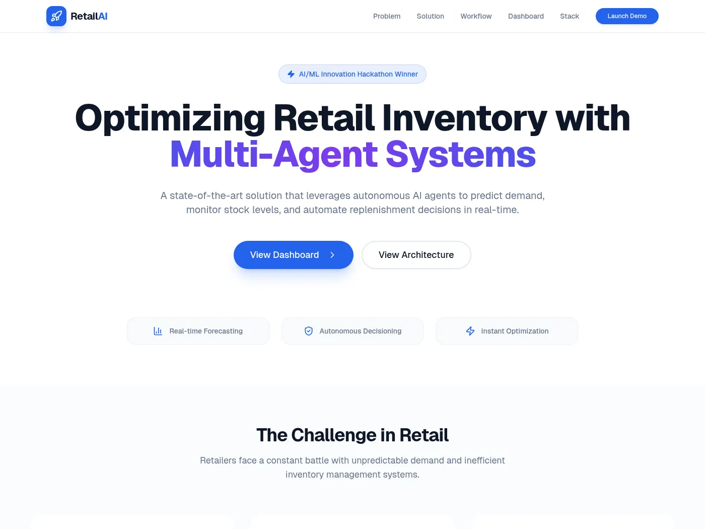 Retail AI Hackathon Site