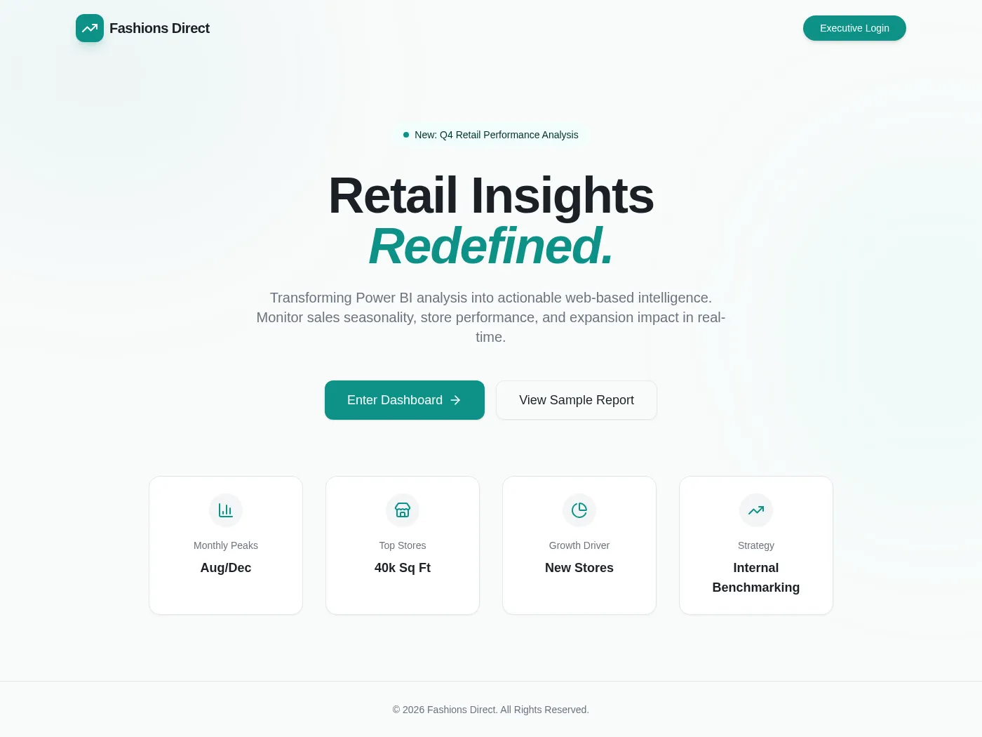 Retail Insights Dashboard