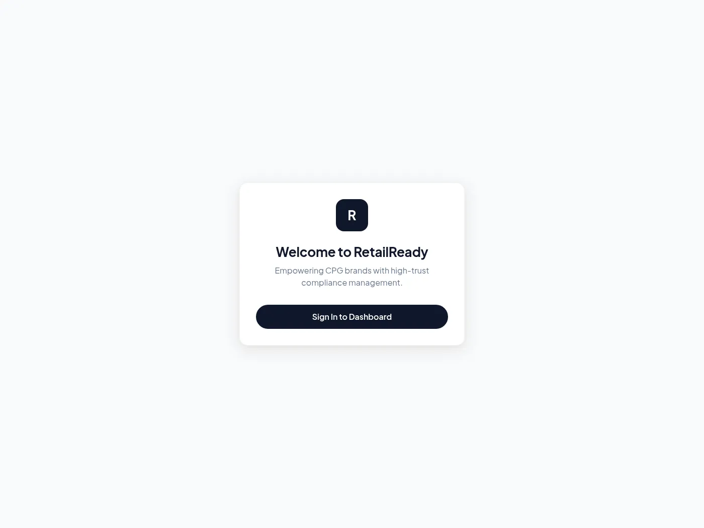 RetailReady Dashboard